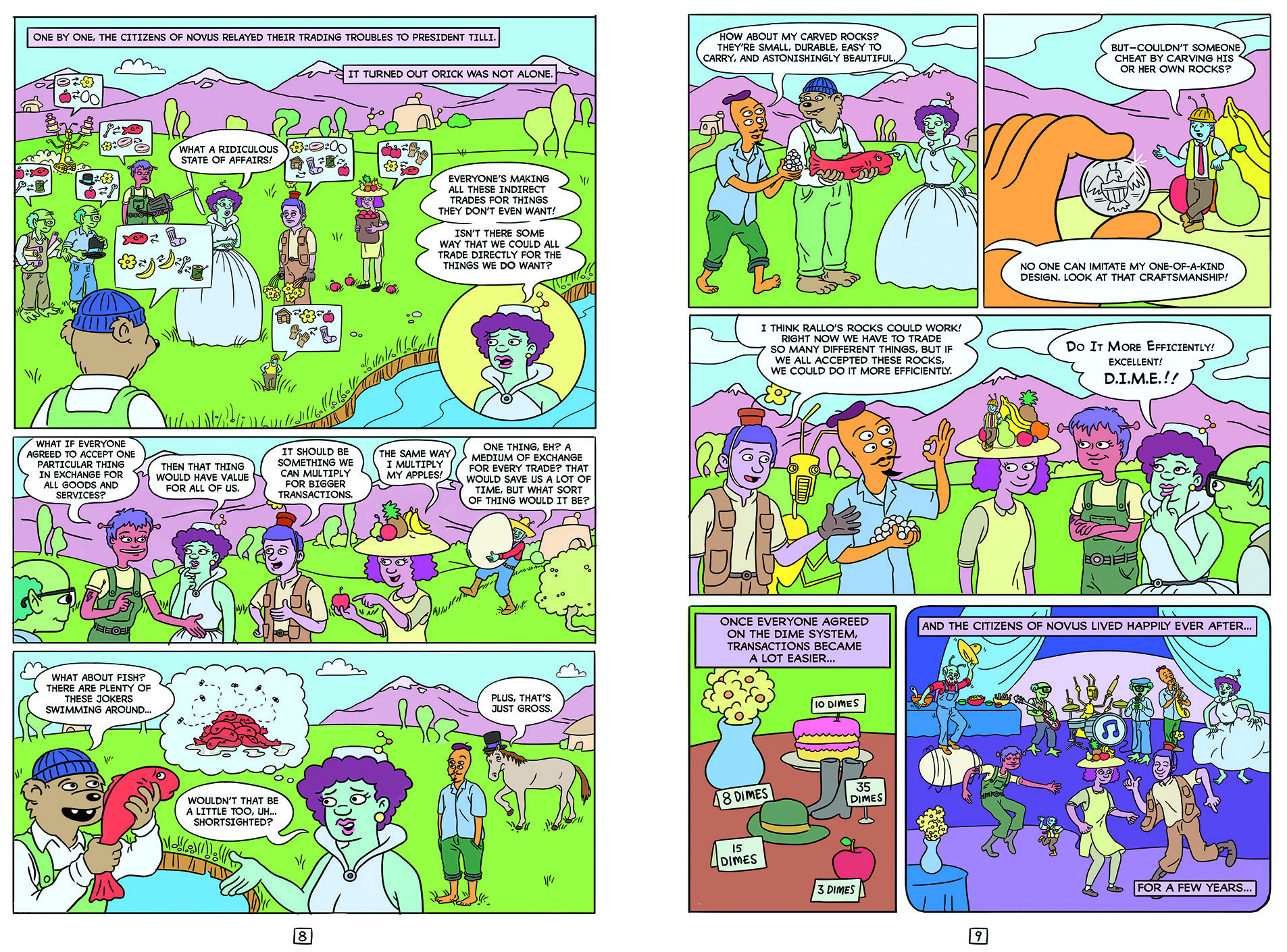 Economic Literacy Comic Books – Jenn Kahn